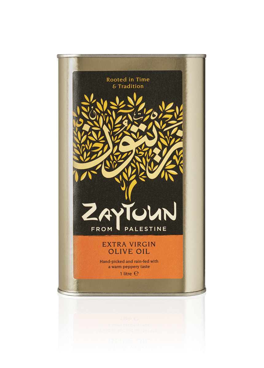 Zaytoun Extra Virgin Olive Oil Case of 6 x 1 litre Tins CV8 – Olives ...
